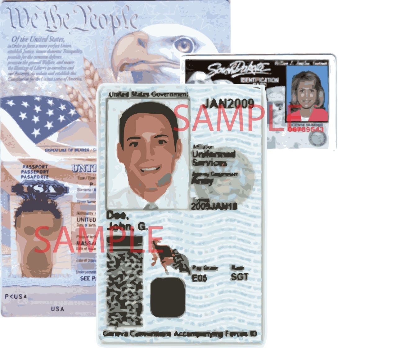 Types Of Military Id Cards - Design Talk